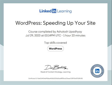 Ashutosh Upadhyay On Linkedin Im Happy To Share That Ive Obtained A