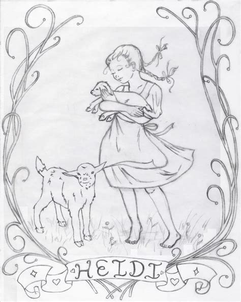 Heidi Drawing For Painting By Pixiegirlstudios On Deviantart