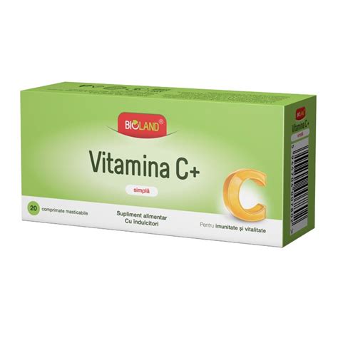 Bioland Vitamina C Nat X 20cp Farmaciile Santego Plus