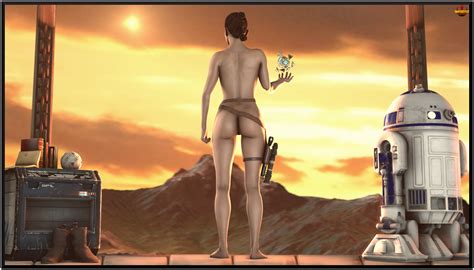 Rule 34 1girls Ass Astromech Droid Female Gun Human Light Skinned Female Light Skin Nude Nude