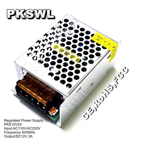 Regulated Power Supply DC12V 2A AC100 240V To DC 1 Vicedeal