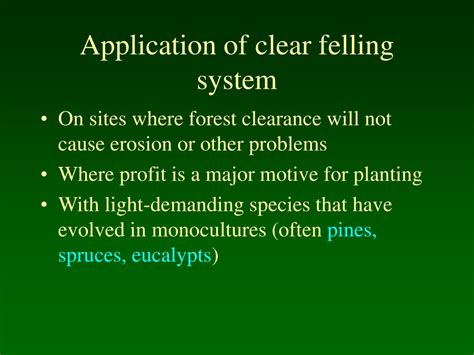 Ppt 1 Silvicultural Systems 2 Yield Classes In British Forestry