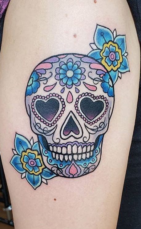 100 Unique Sugar Skull Tattoos Designs And Ideas Tattoo Me Now