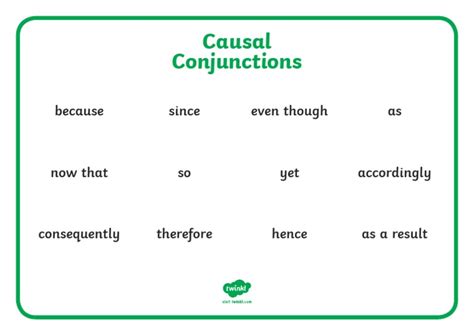 Causal Conjunctions Word Mat English Pdf Pdf
