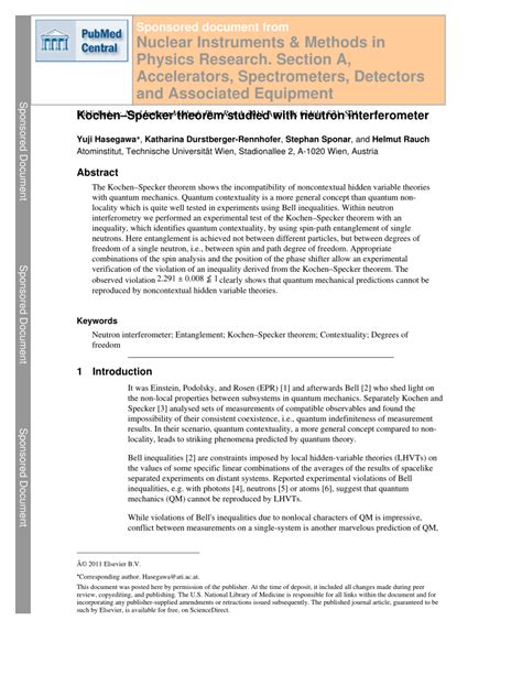 Pdf Nuclear Instruments And Methods In Physics Research Section A