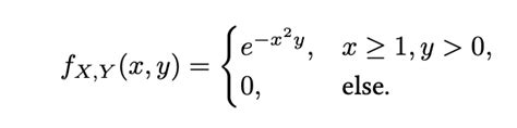 Solved In This Problem X And Y Are Two Real Random Variables Chegg