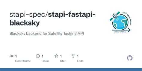 Github Stapi Specstapi Fastapi Blacksky Blacksky Backend For Satellite Tasking Api
