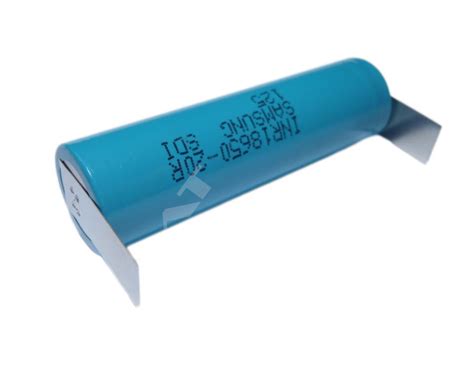 Samsung INR18650 20R 2000mAh 3,7V Powertoolzelle + U-Lötfahne ...