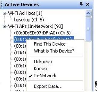 Cisco Spectrum Expert Users Guide Chapter Cisco Spectrum Expert Software Active Devices