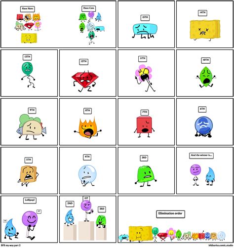 Bfb My Way Part 2 Comic Studio