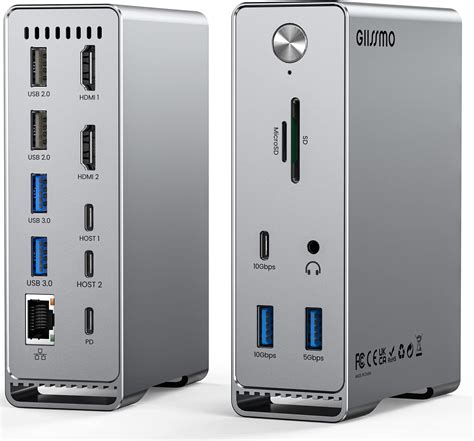 Jp Wavlink ノートパソコン ドッキングステーション 3 モニター対応、11 In 1 Usb C ドッキングステーション（pd3 1 125w 充電対応）、8k