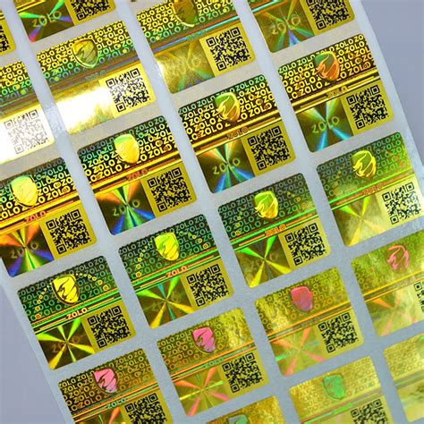 맞춤 인쇄 자기 접착 탬퍼 보증 Qr 코드 홀로그램 스티커 라벨 Buy 보안 홀로그램 라벨 Product On