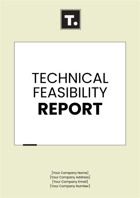 Free Technical Feasibility Report Template To Edit Online