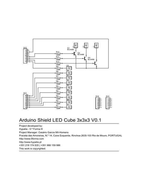 led cube 3x3x3 arduino sch pdf