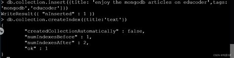 分布式数据库nosql五——mongodb 之滴滴、摩拜都在用的索引 Csdn博客 分布式数据库nosql五——mongodb 之滴滴、摩拜都在用的索引 Csdn博客