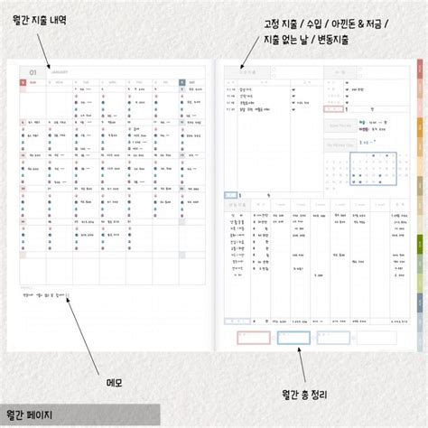 [ 굿노트 가계부 만년 모눈다이어리 ] 아이패드 Pdf 속지 서식 Папка