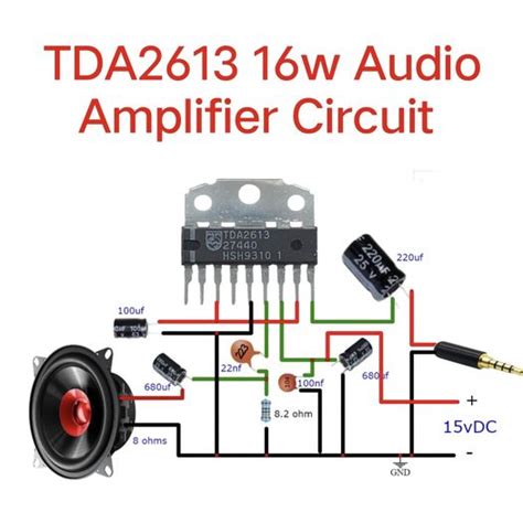 Tda2616 Amplifier Circuit Diagram Tda2611a Datasheet Pinout