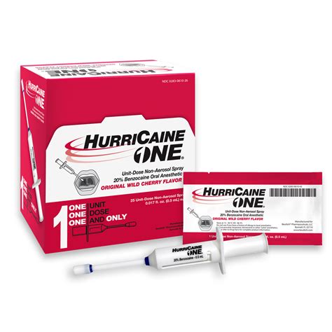 Hurricaine One® Benzocaine Fast Relief Nuance Medical