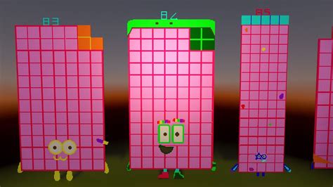 Build Numberblock 84 But Glowing In Minecraft Numberblocks Youtube