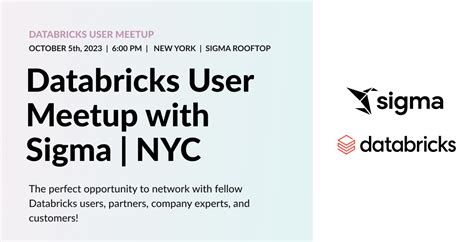 Databricks Meetup With Sigma In Nyc