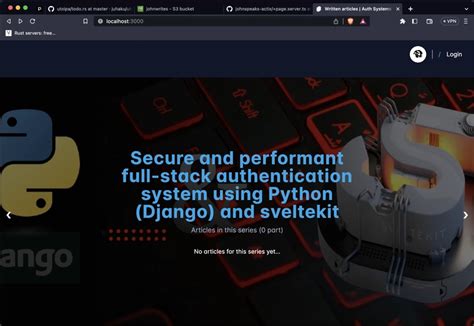 Authentication System Using Python Django And Sveltekit Introduction Dev Community