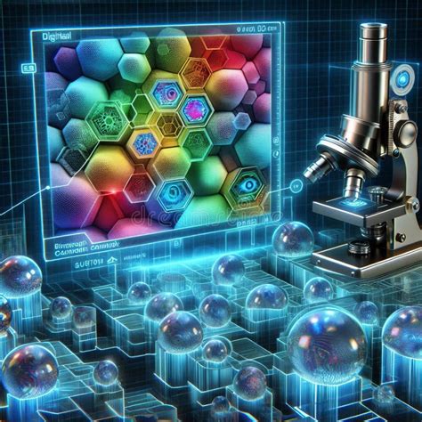 Digital Holographic Microscopy A Hybrid Approach Combines Digit Stock Illustration