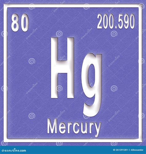 Mercury Chemical Element Sign With Atomic Number And Atomic Weight Mercury Chemical Element Sign With Atomic Number And Atomic Weight