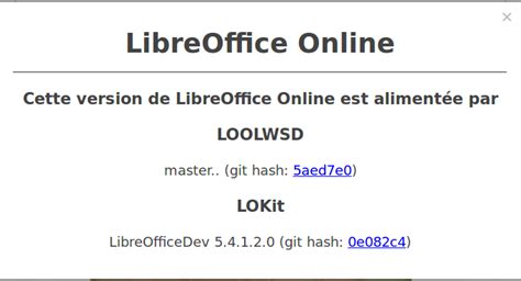 LibreOffice 5 4 intégration with Nextcloud Features apps Nextcloud community