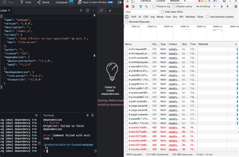bug error failed to fetch dependencies · issue 99 · stackblitz