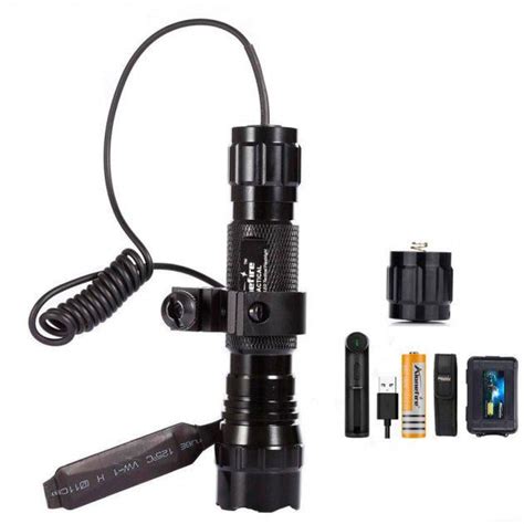 ᐉ Комплект ліхтар Alonefire 2200lm Діод Xml2 T6 U3 кріплення на ствол кейс з чохлом та зарядка