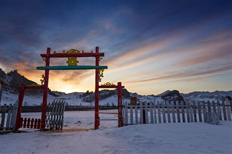 夜明けの風景 モンゴルの風景 Beautiful 世界の絶景 美しい景色