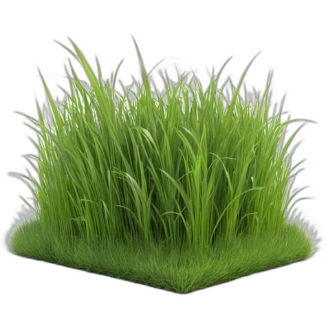 Premium Psd Grass Psd On A White Background