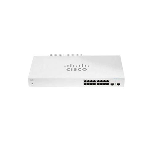16 Port Gigabit 2 Port Gigabit Sfp Smart Switch Cisco Cbs220 16t 2g Eu