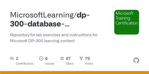 Github Microsoftlearningdp 300 Database Administrator Repository