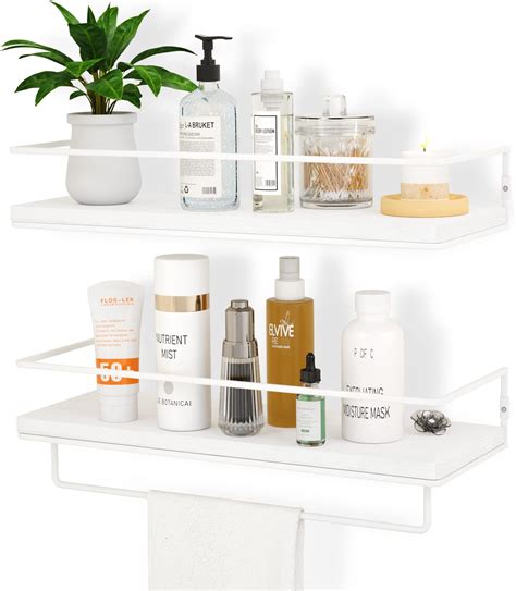 Amazon Com RichFire Floating Shelves Wall Shelves For Bathroom Kitchen Bedroom Living