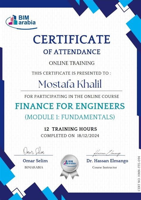 Mostafa Mohamed Khalil On Linkedin Thanks Dr Hassan And Bim Arabia About This Good Course And