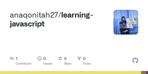 Github Anaqonitah Learning Javascript