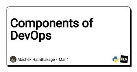 components of devops r devto