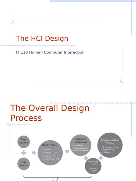 4 The Hci Design1 Pdf User Interface Usability