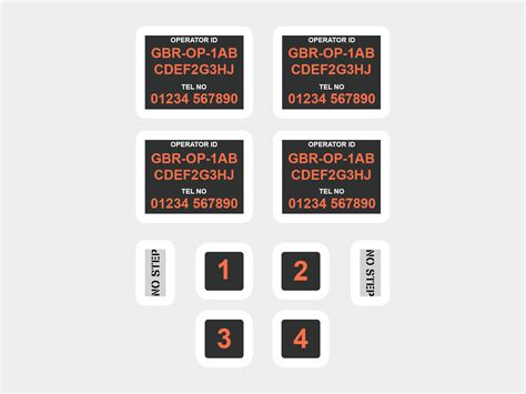 Drone Operator Id Stickers Camp Cook Explore
