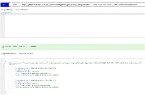 use intune graph api export and import intune admx templates msendpointmgr