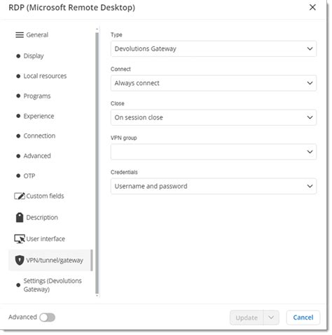 Launch A Session Via The Devolutions Hub Business Web Interface