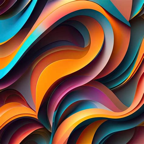 Premium Ai Image Abstract Flow Background Generative Ai