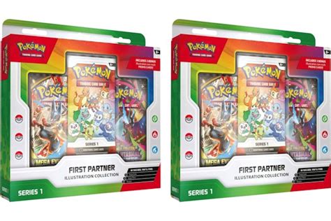 2026 Pokémon First Partner Illustration Collection Series 1 Box 2x Lot