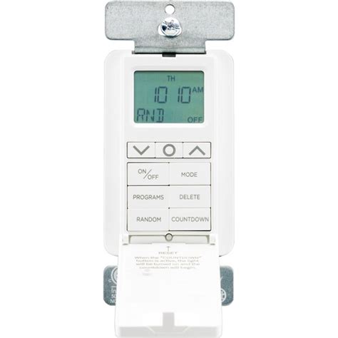 Utilitech 15 Amps 120 Volt In Wall Lighting Timer In The Lighting