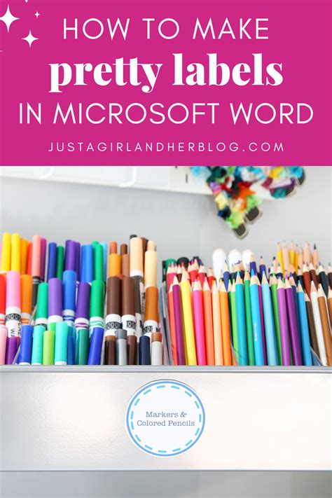 How To Make Pretty Labels In Microsoft Word Free Printable How To Make Labels Printing