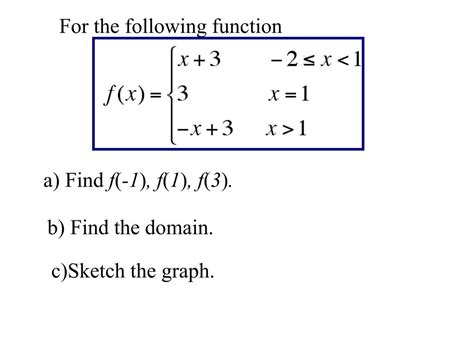 PPT 3 3 Library Of Functions Piecewise Defined Functions PowerPoint Presentation ID 736756