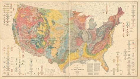 [on 4 Sheets] Geologic Map Of The United States U S Geological