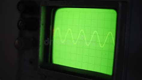 Oscilloscope Crt A Symphony Of Signals Stock Video Video Of Waveform Analog 320473325