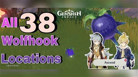 All Locations Of Wolfhook Ascend Material Mondstadt Genshin Impact